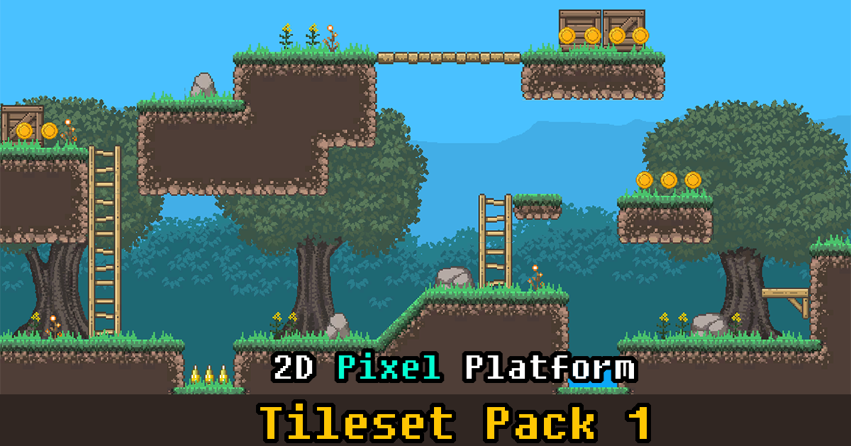 2D Pixel Platform Tileset Pack 1 | 2D Environments | Unity Asset Store