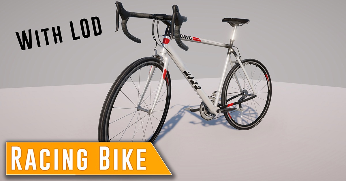 Racing Bike with LOD | 3D Land | Unity Asset Store