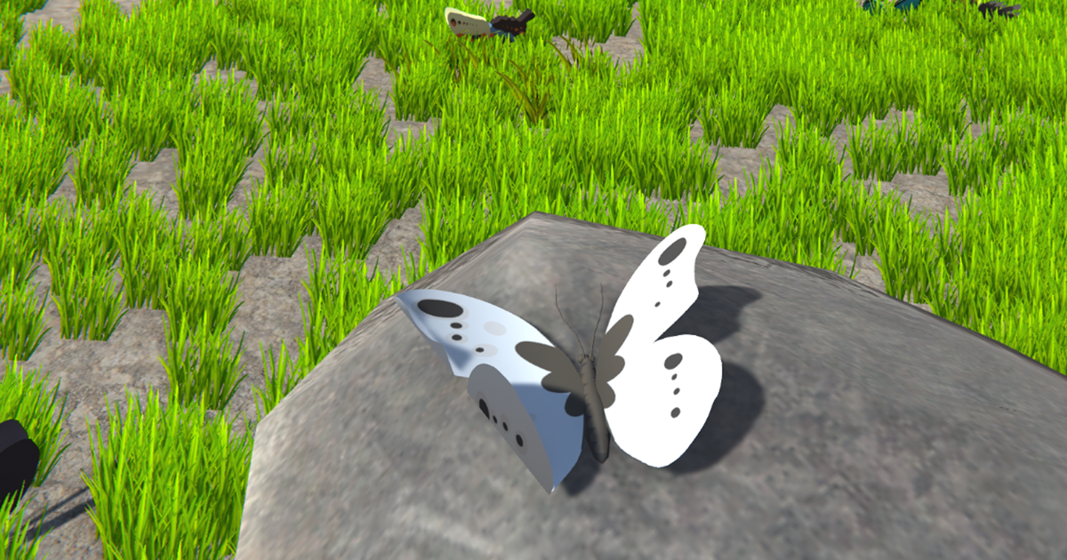 AI cartoon butterflies | 3D Characters | Unity Asset Store