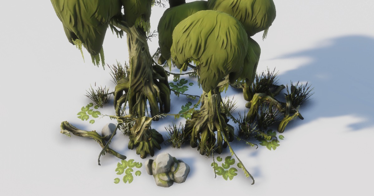Stylized Swamp Assets | 3D Environments | Unity Asset Store