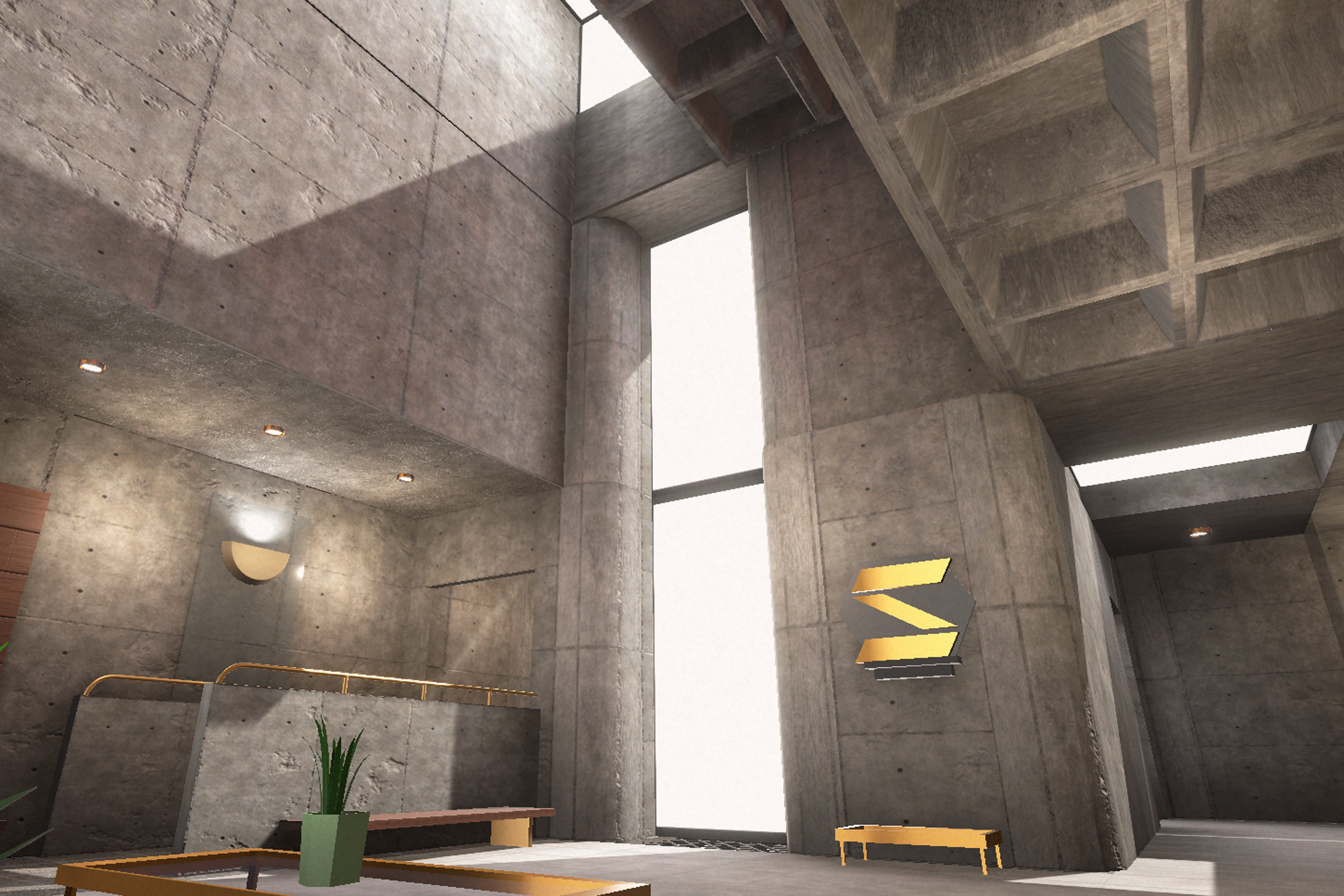 Sci-fi Modular Interior 2 - Concrete | 3D Sci-Fi | Unity Asset Store