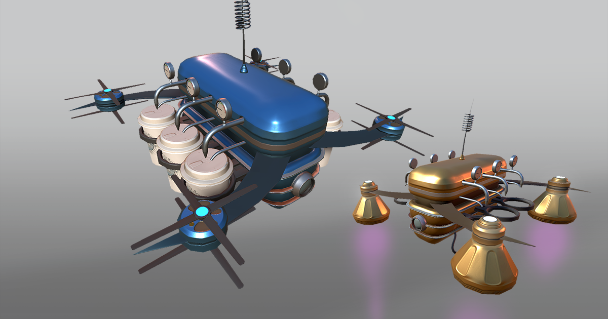 Barista Delivery Bot | 3D Robots | Unity Asset Store
