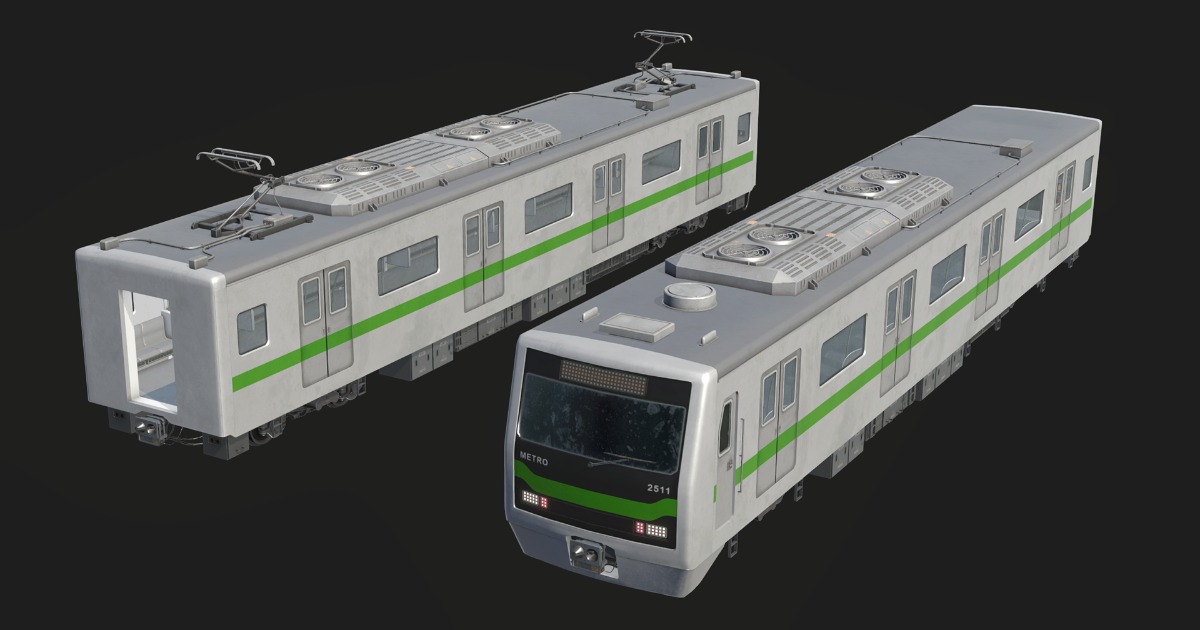 subway module pack | 3D Vehicles | Unity Asset Store