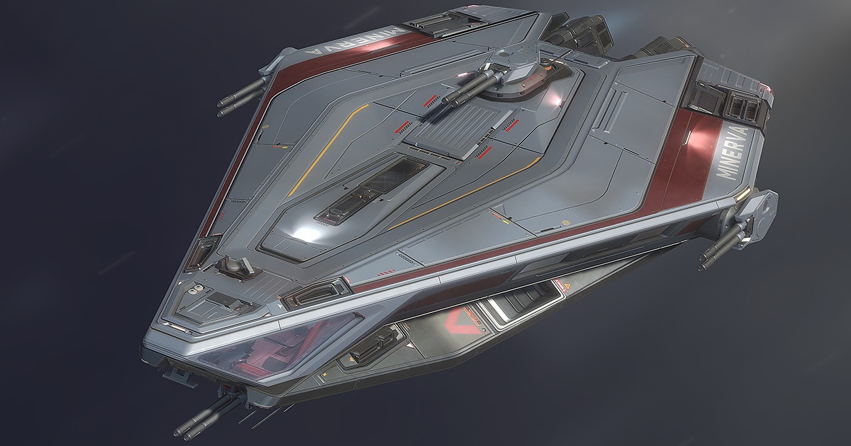 Spaceship with Full Interior: Minerva Corvette | 3D Space | Unity Asset ...