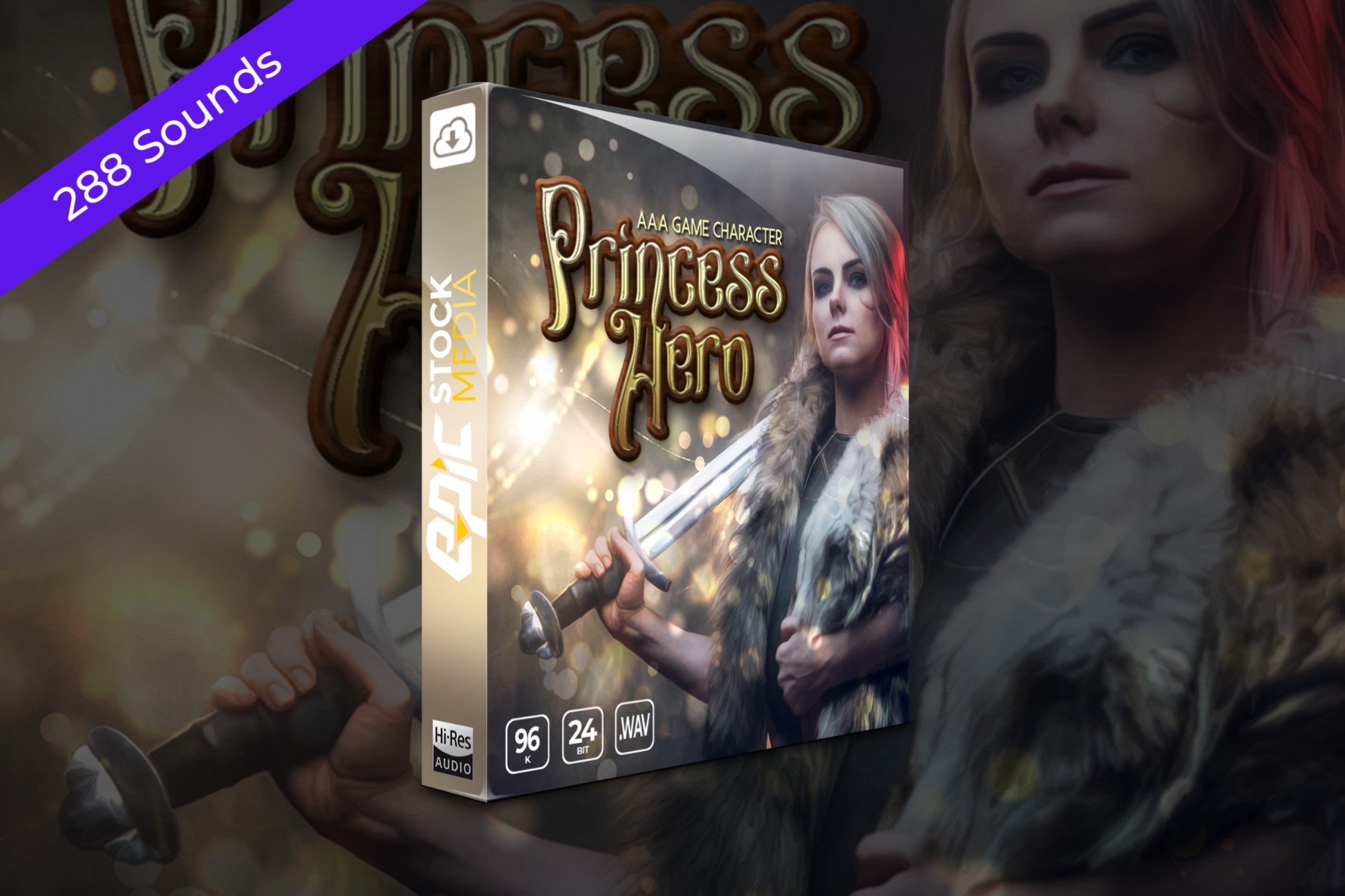 AAA Game Character Princess Hero | 음성 효과음 | Unity Asset Store