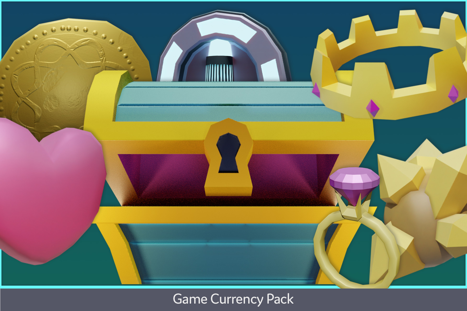Game Currency Pack by Gamertose | 3D 소품 | Unity Asset Store