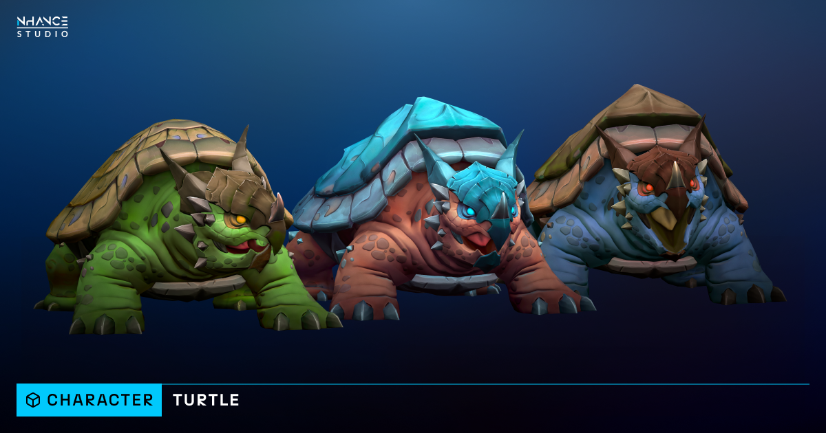 Stylized Fantasy Turtle | 3D 角色 | Unity Asset Store