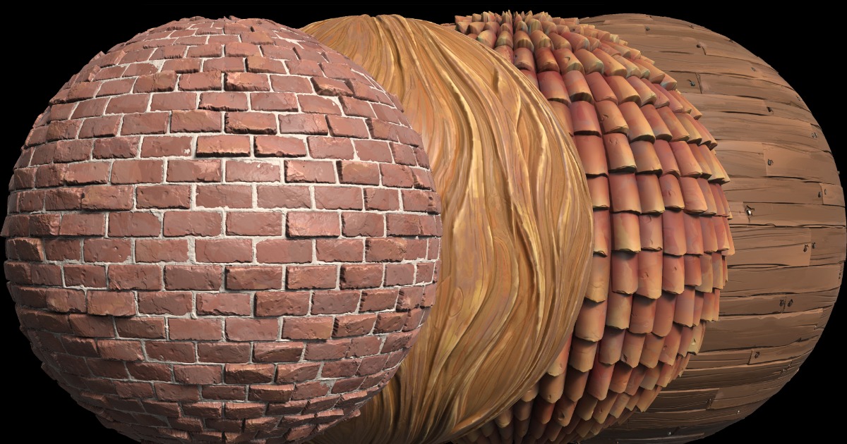 Stylize Material Pack Vol 2 - Erbeilo 3D | 2D Textures & Materials ...