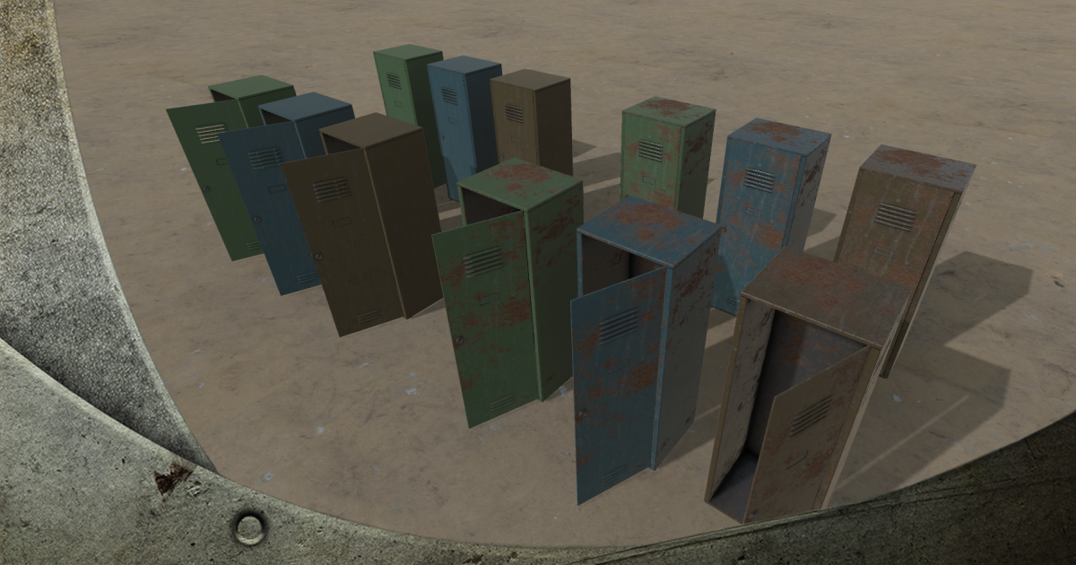 Locker | 3D Props | Unity Asset Store