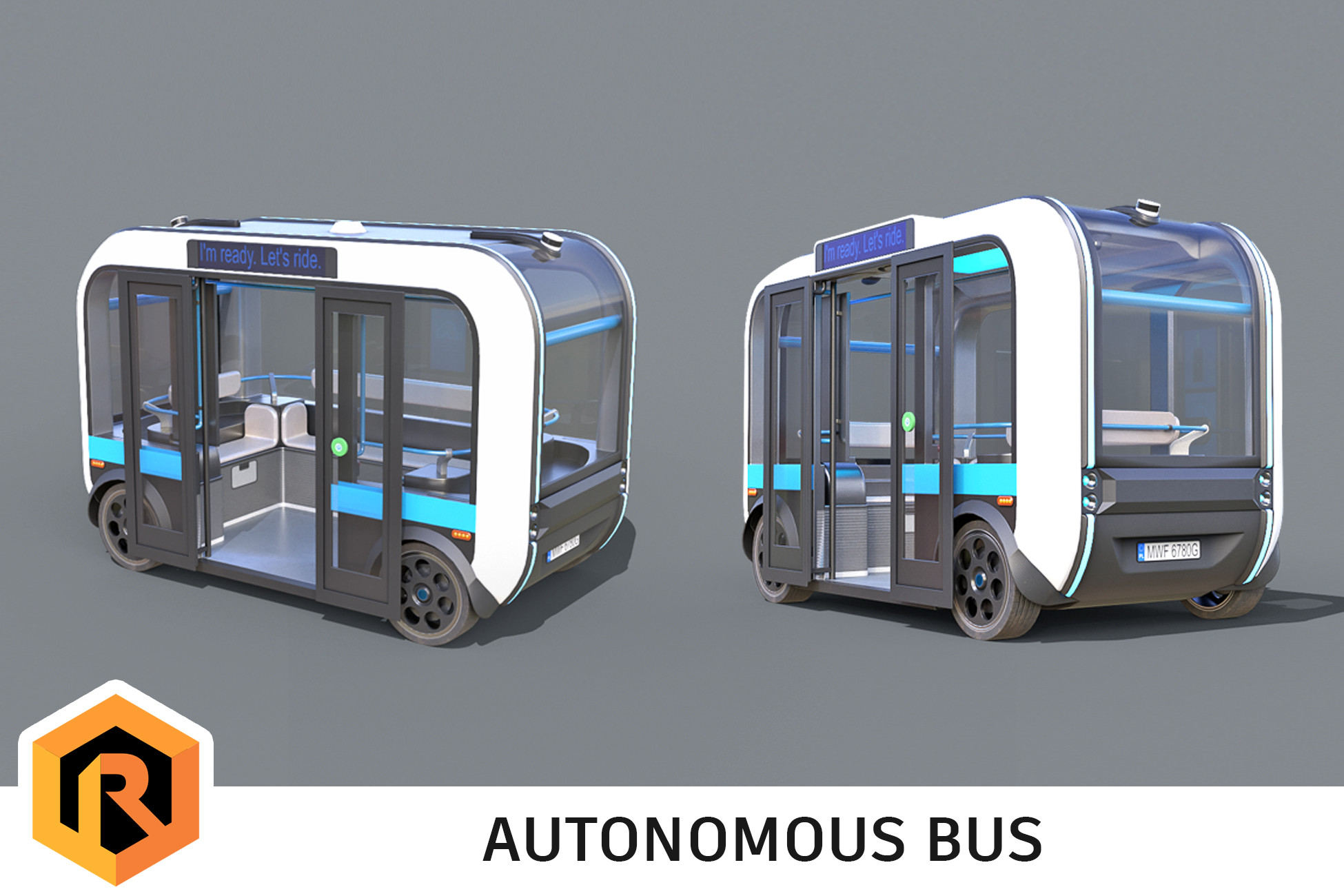 Autonomous Bus | 3D Vehicles | Unity Asset Store