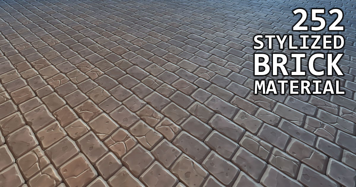 Stylized Brick Materials | 2D Brick | Unity Asset Store