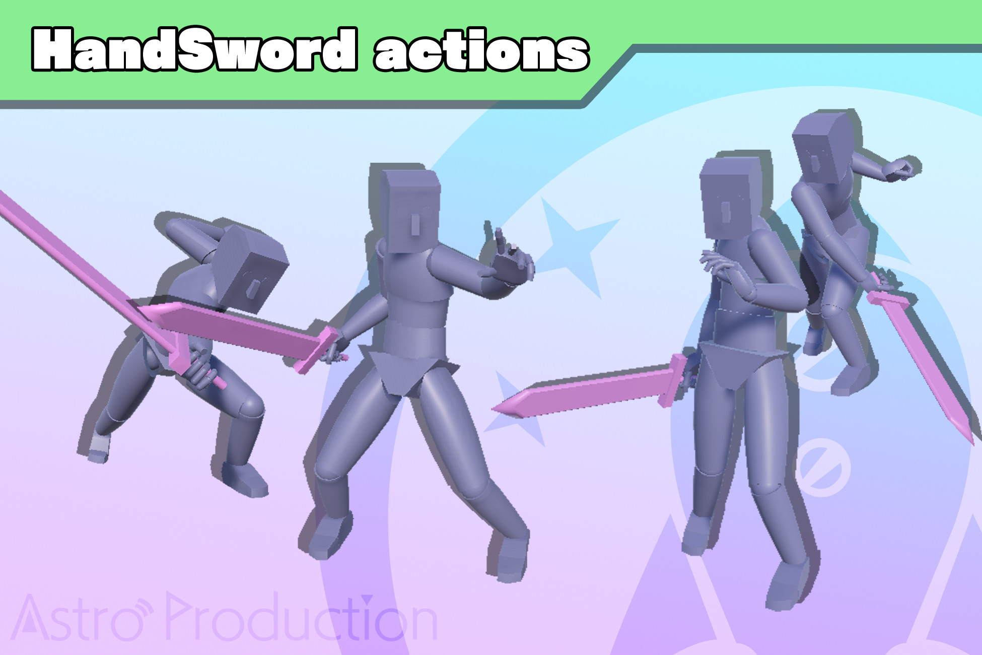 HandSword actions | 3D Animations | Unity Asset Store