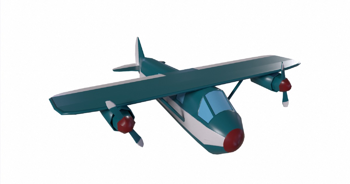 Stylized Plane 5 | 3D Air | Unity Asset Store