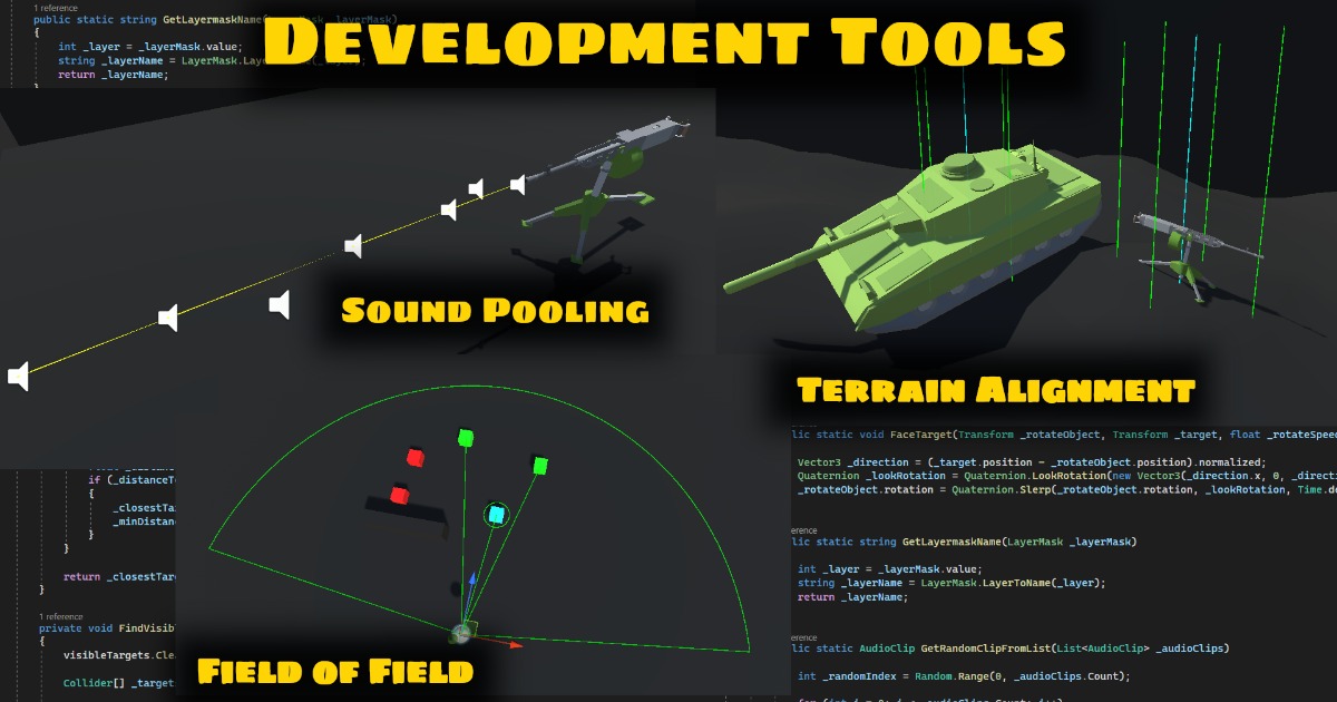 Common Development Tools | Game Toolkits | Unity Asset Store