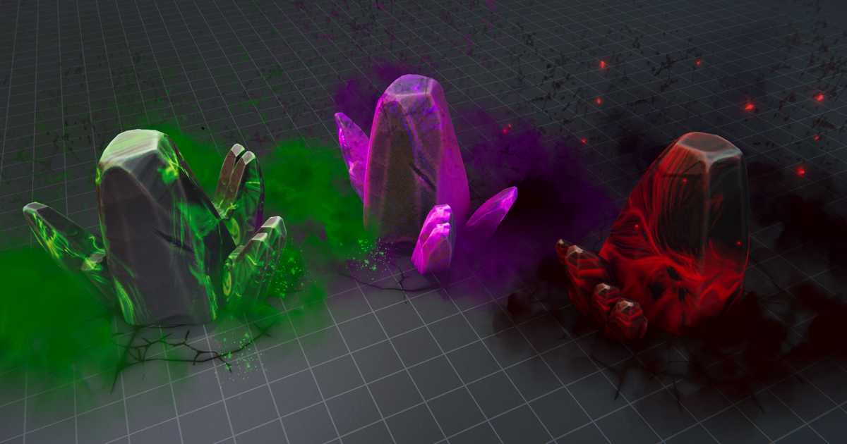 Earth Magic VFX - Rock Attacks | 符文 | Unity Asset Store