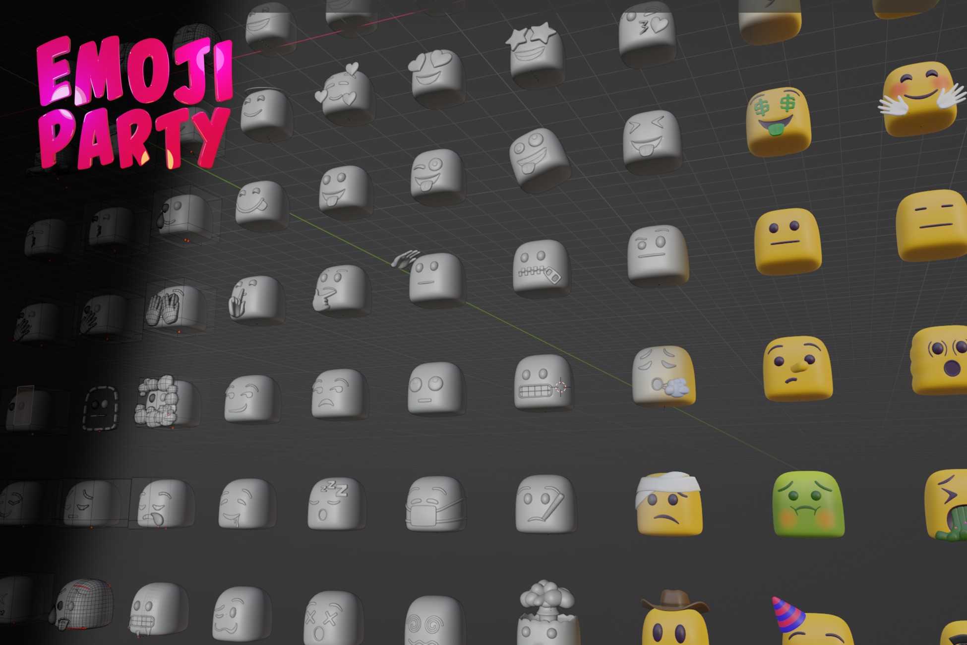 Emoji Party | 3D Characters | Unity Asset Store