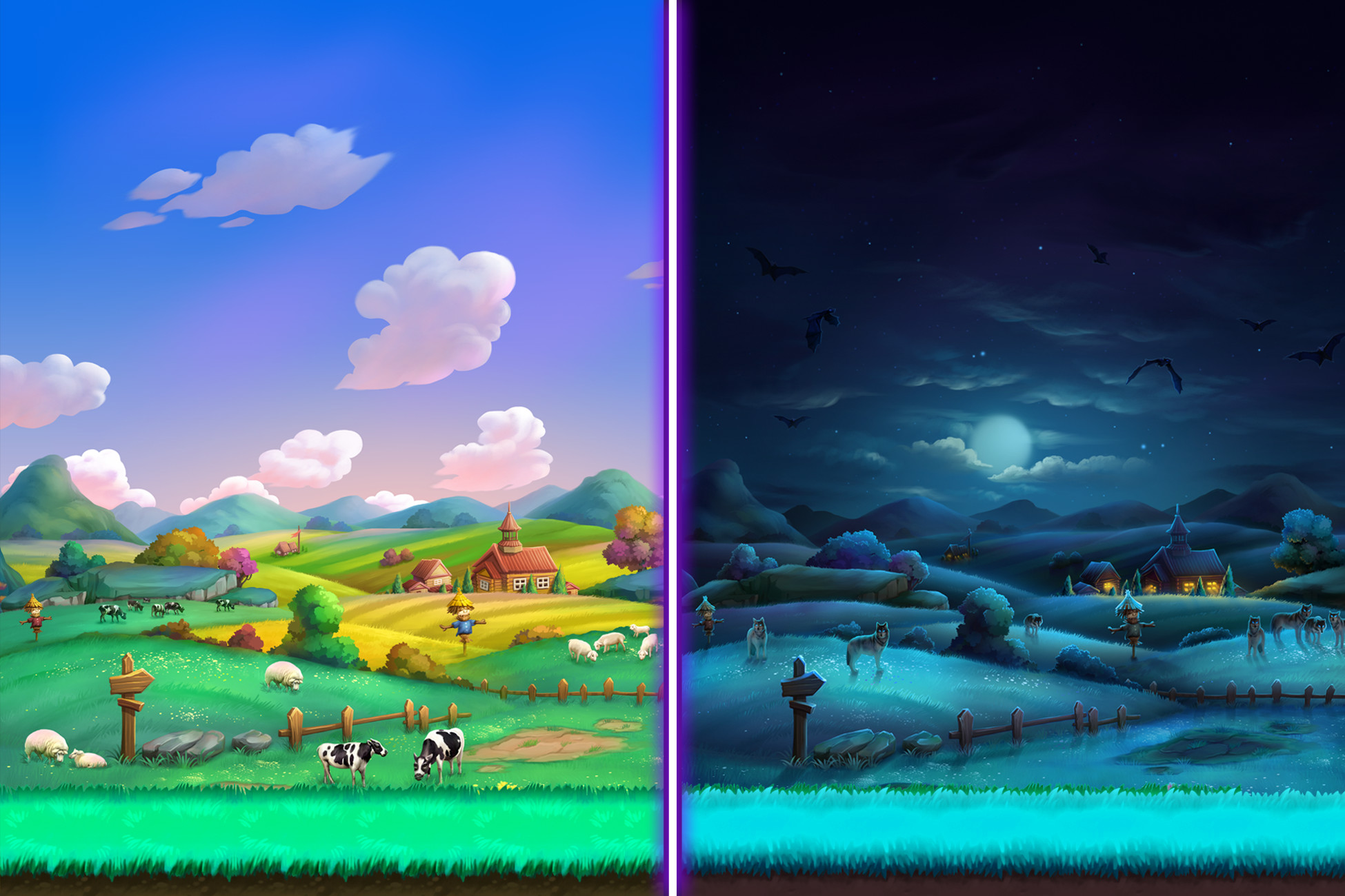 Mega Platformer Backgrounds (Fantazia) | 2D Environments | Unity Asset ...