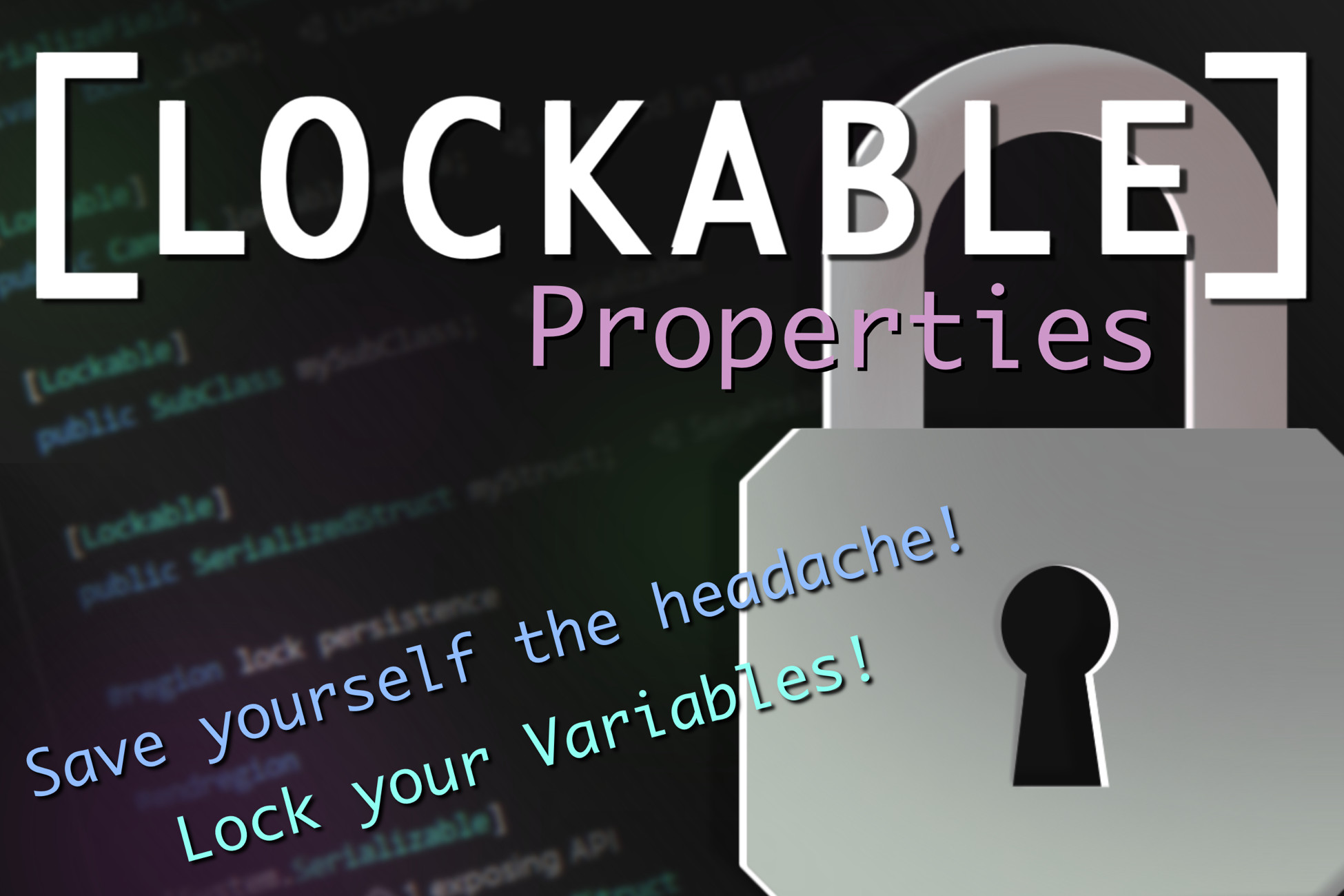Lockable Properties | GUI Tools | Unity Asset Store