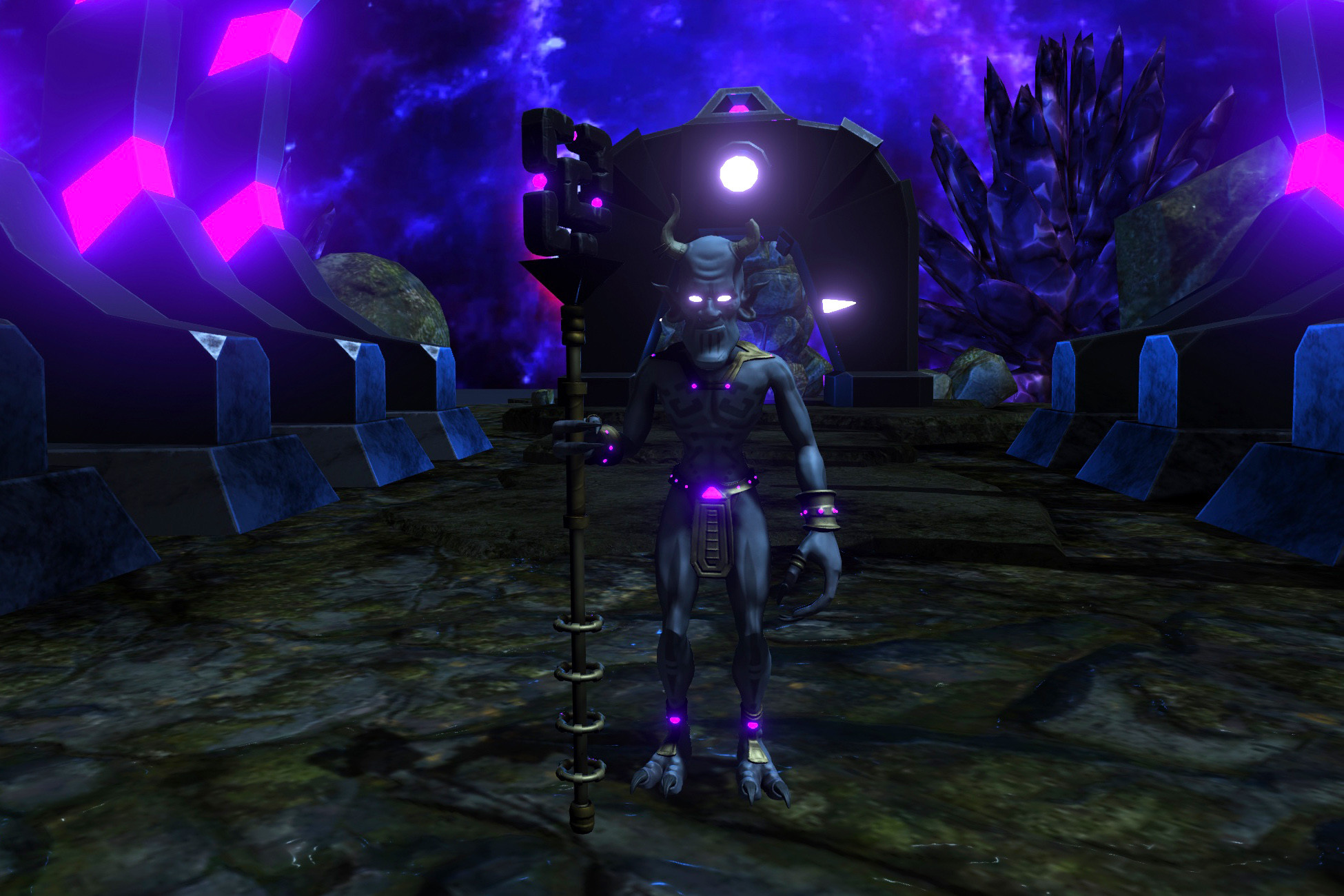 Alien Warrior Guard with Staff | 3D Characters | Unity Asset Store