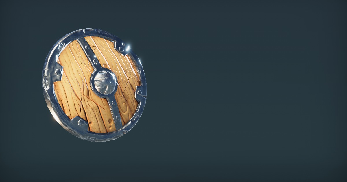 Stylized_Medieval: Barbarian Shield | 3D 武器 | Unity Asset Store