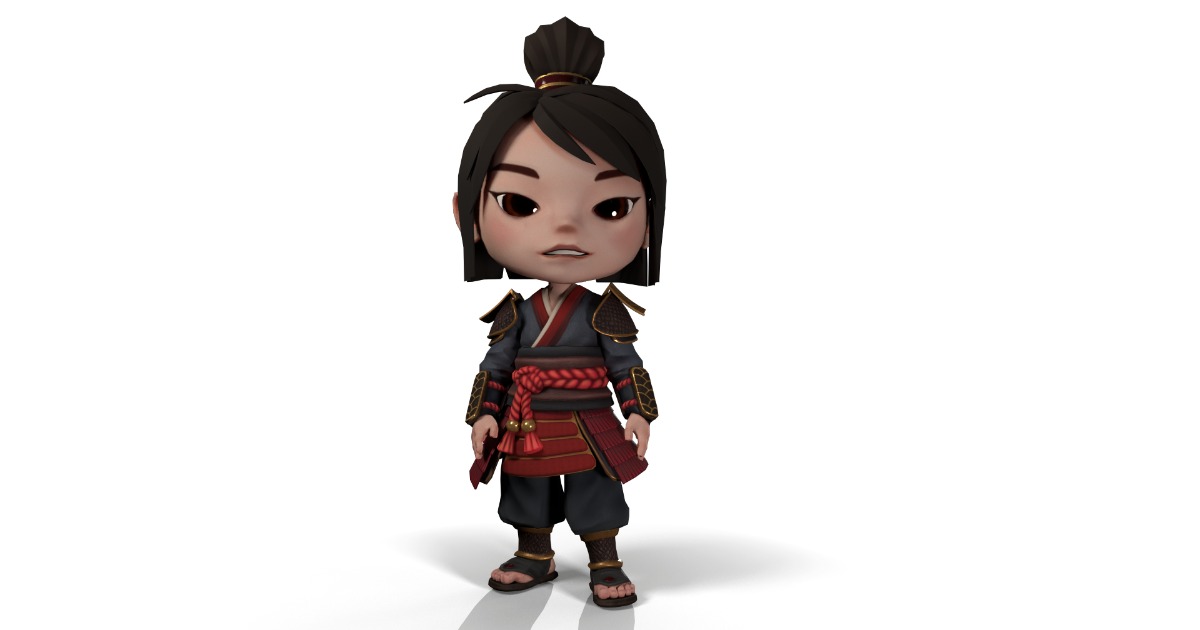Cute Chibi Samurai | 3D Humanoids | Unity Asset Store