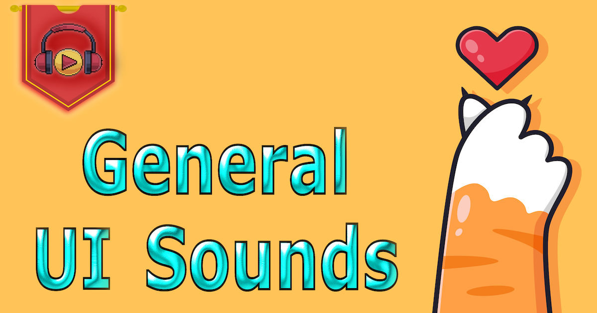 General UI Sounds | オーディオ 効果音 | Unity Asset Store