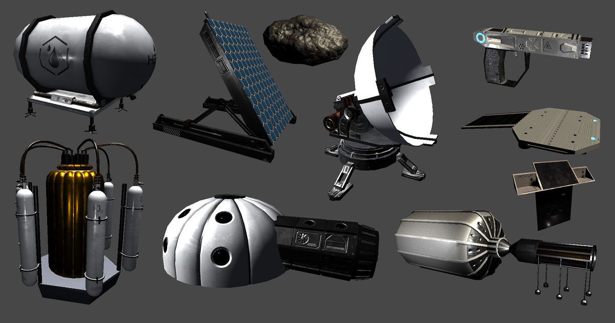 Moon Base - Model Pack | 3D Exterior | Unity Asset Store