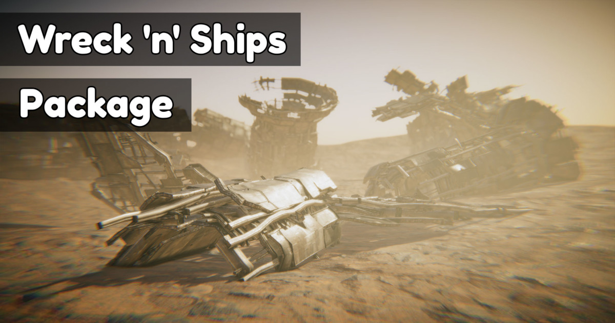 Wreck 'n' Ships Package | 3D Sci-Fi | Unity Asset Store