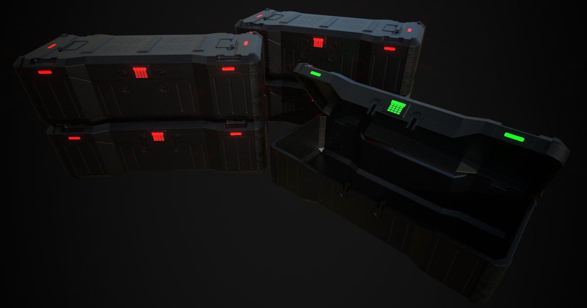 Weapon Box [PBR] | 3D Exterior | Unity Asset Store