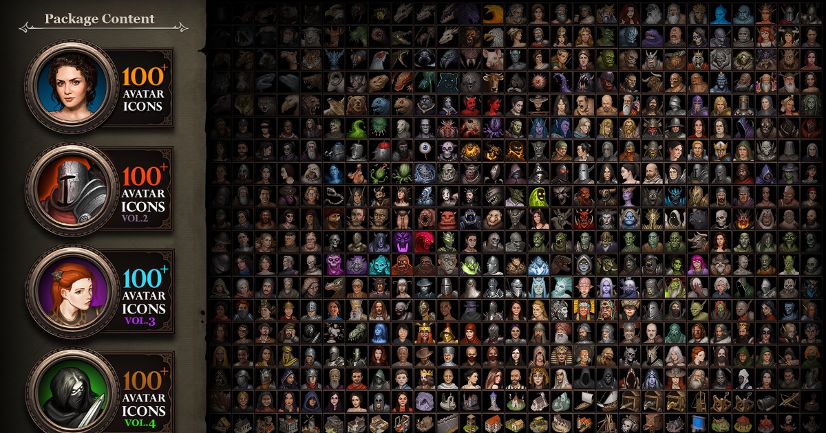 500+ Avatar Icons Megapack | 2D Icons | Unity Asset Store