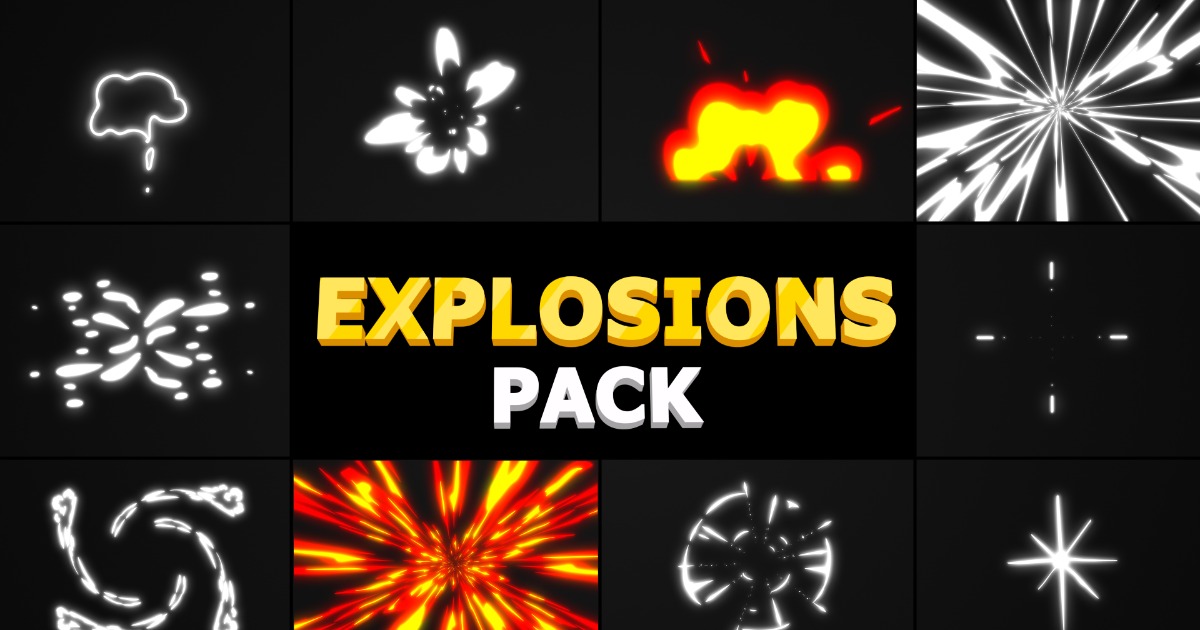 Explosions pack # | 2D Textures & Materials | Unity Asset Store