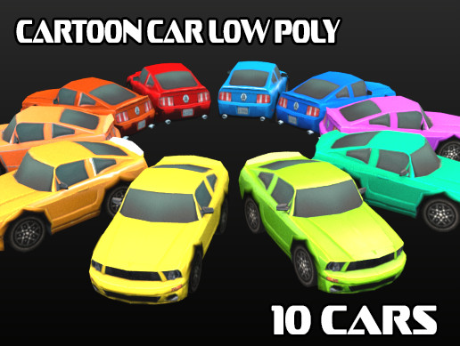Cartoon Car Mini Toon | 3D | Unity Asset Store
