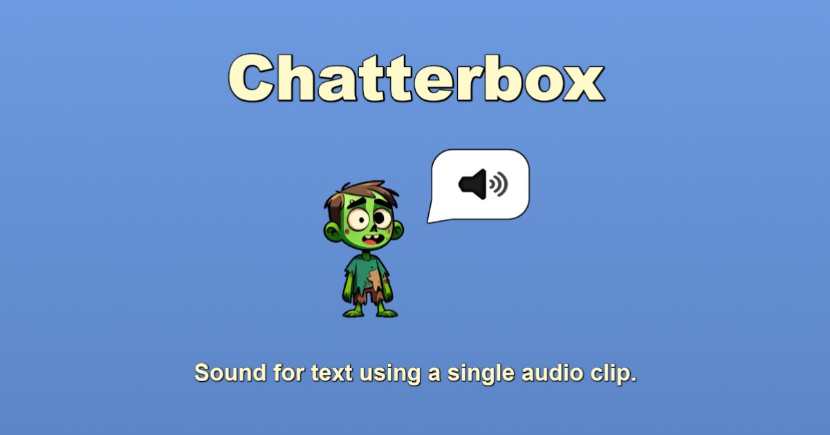 Chatterbox : 1 Audio Clip | Audio | Unity Asset Store