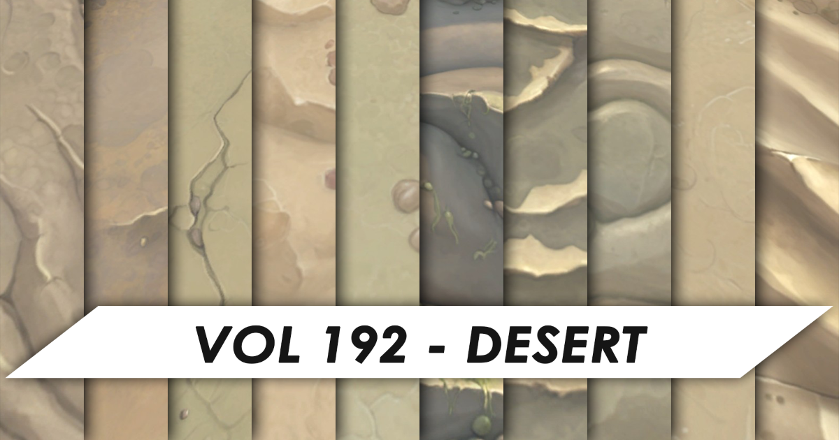 Stylized Textures - Vol 192 - Desert | 2D Textures & Materials | Unity ...