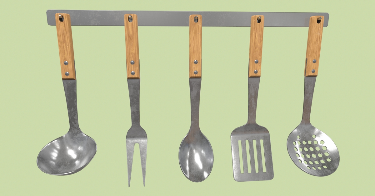 Kitchen Utensils | 3D Interior | Unity Asset Store