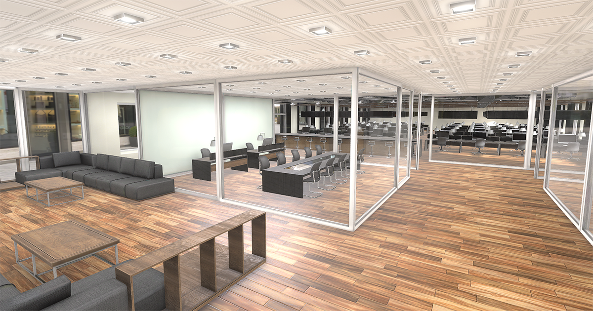Modern office interior | 3D Interior | Unity Asset Store