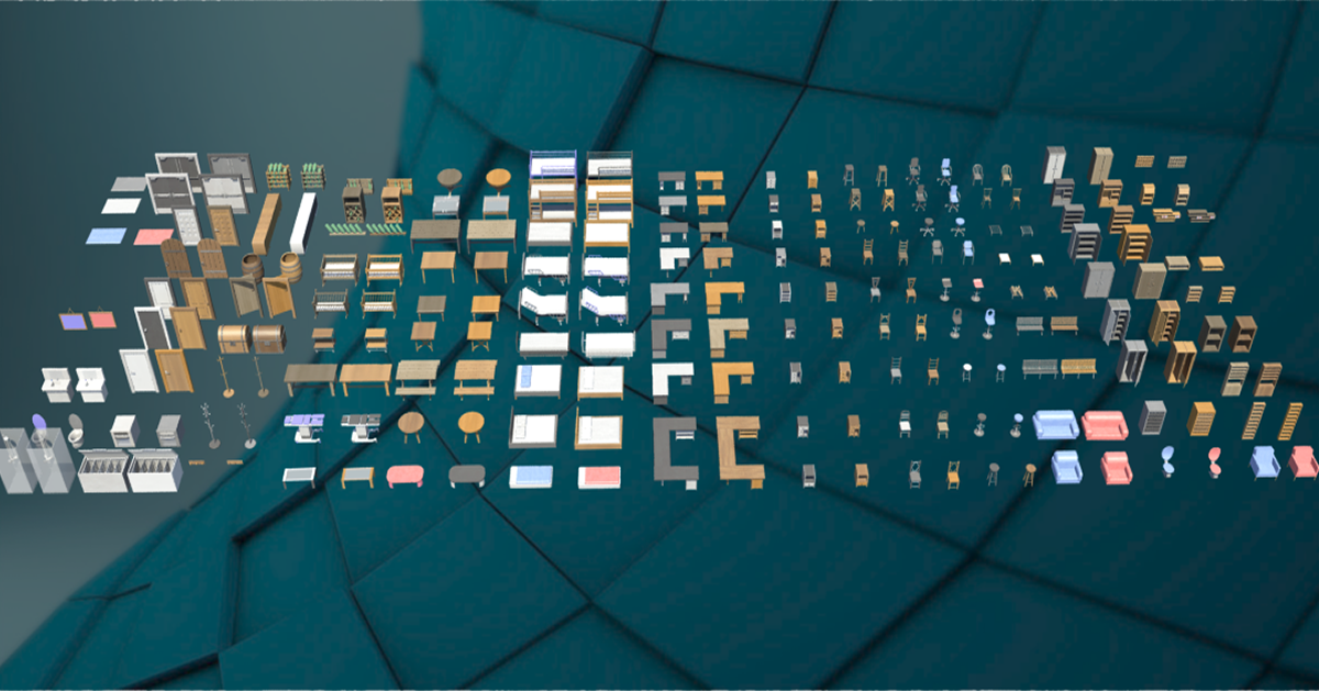 [MEGA PACK] 200+ Tons Furniture LowPoly 3D Models | 3D | Unity Asset Store