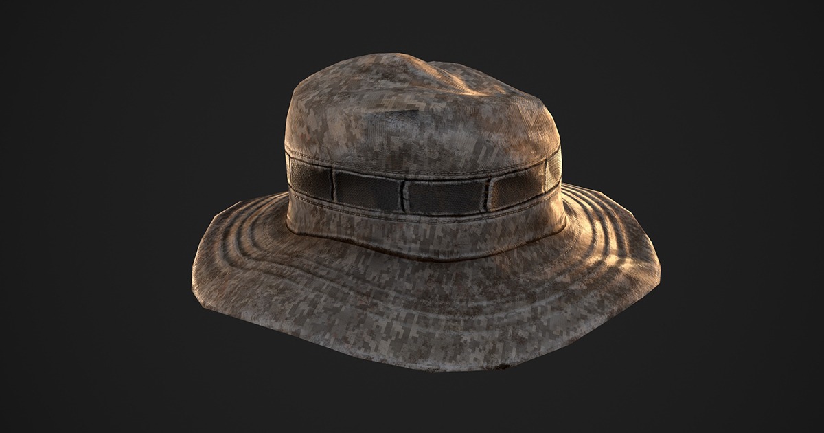 Bush Hat | Props | Unity Asset Store