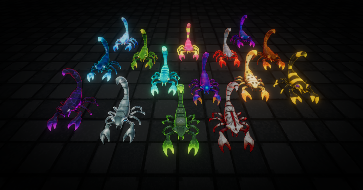 Razor Scorpion – Stylized Fantasy Monster (Animations + VFX ...