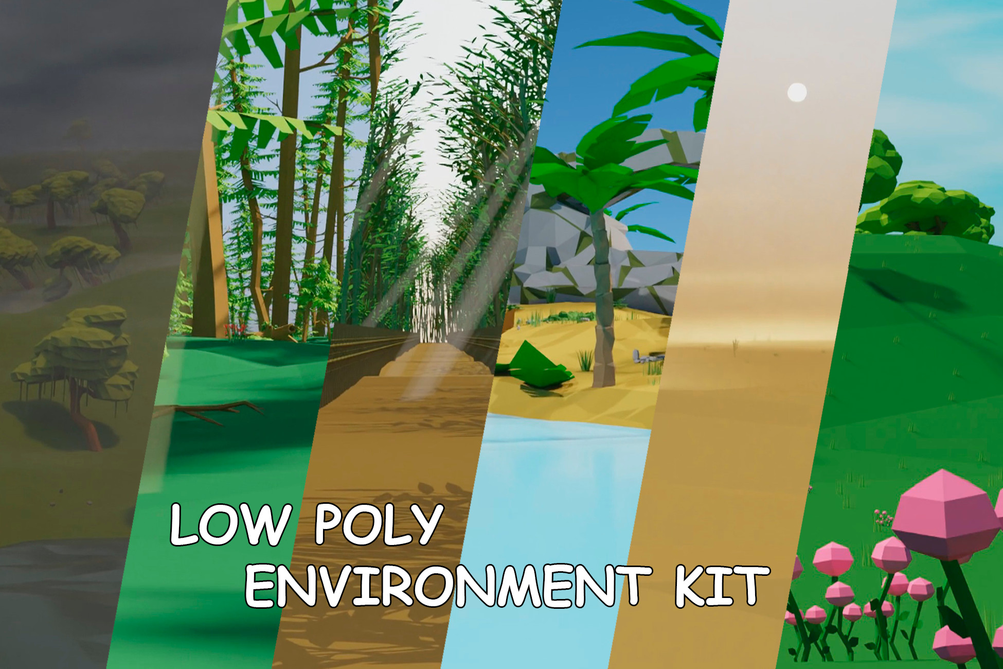 Low Poly Environment Kit | 3D Environments | Unity Asset Store