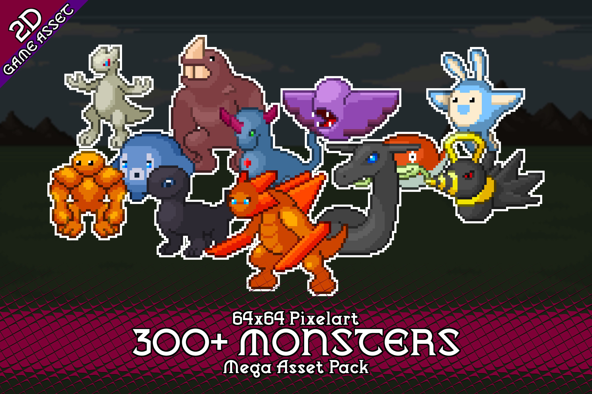 2D RPG Monsters Mega Asset Pack | 2D Characters | Unity Asset Store