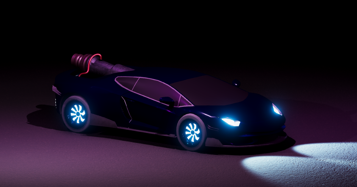 Cyberpunk Sports Car 2 | 3D Vehicles | Unity Asset Store