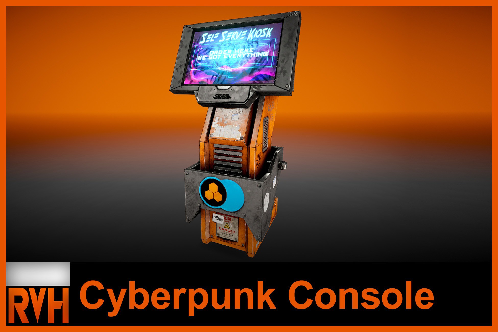 Cyberpunk Console | 3D Electronics | Unity Asset Store