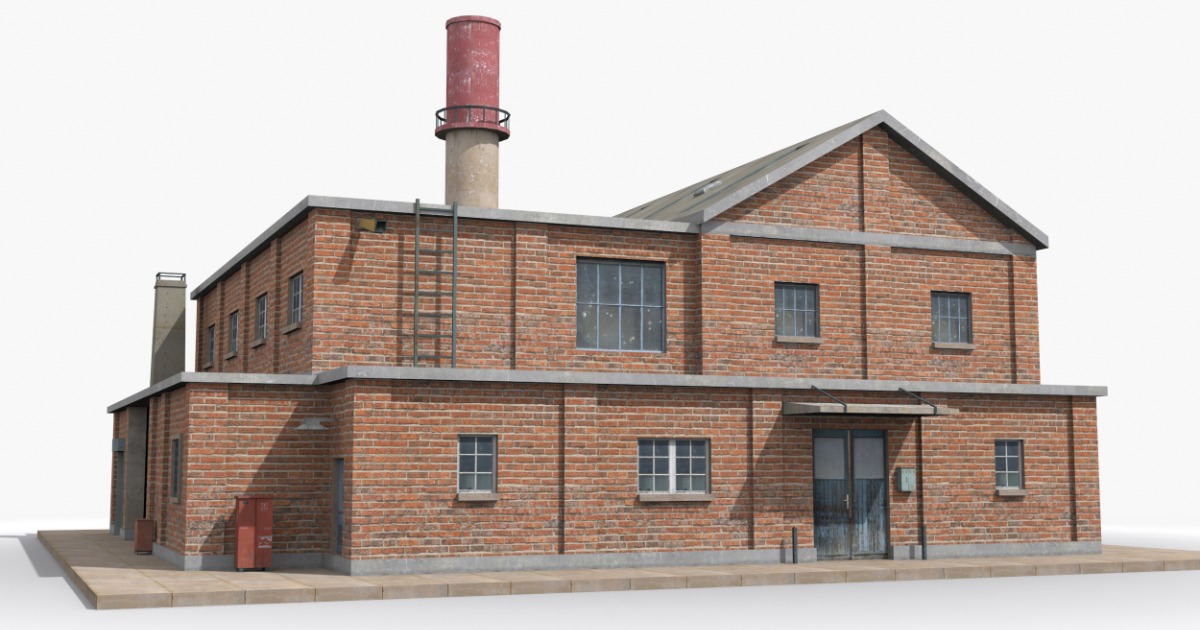 Industrial Factory Building – Variant 29 | 3D Industrial | Unity Asset ...