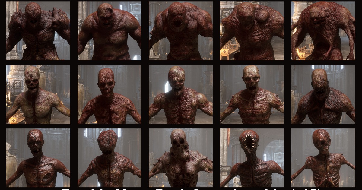 Zombie Mega Pack2 | 3D Creatures | Unity Asset Store