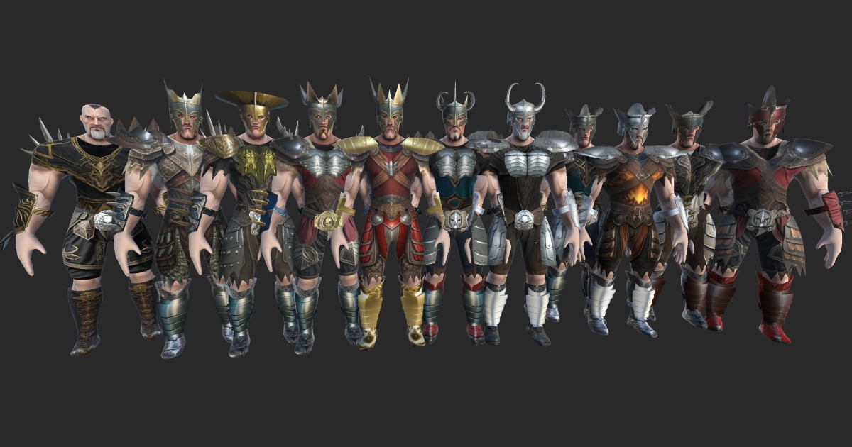 MSL-Warriors | 3D 캐릭터 | Unity Asset Store