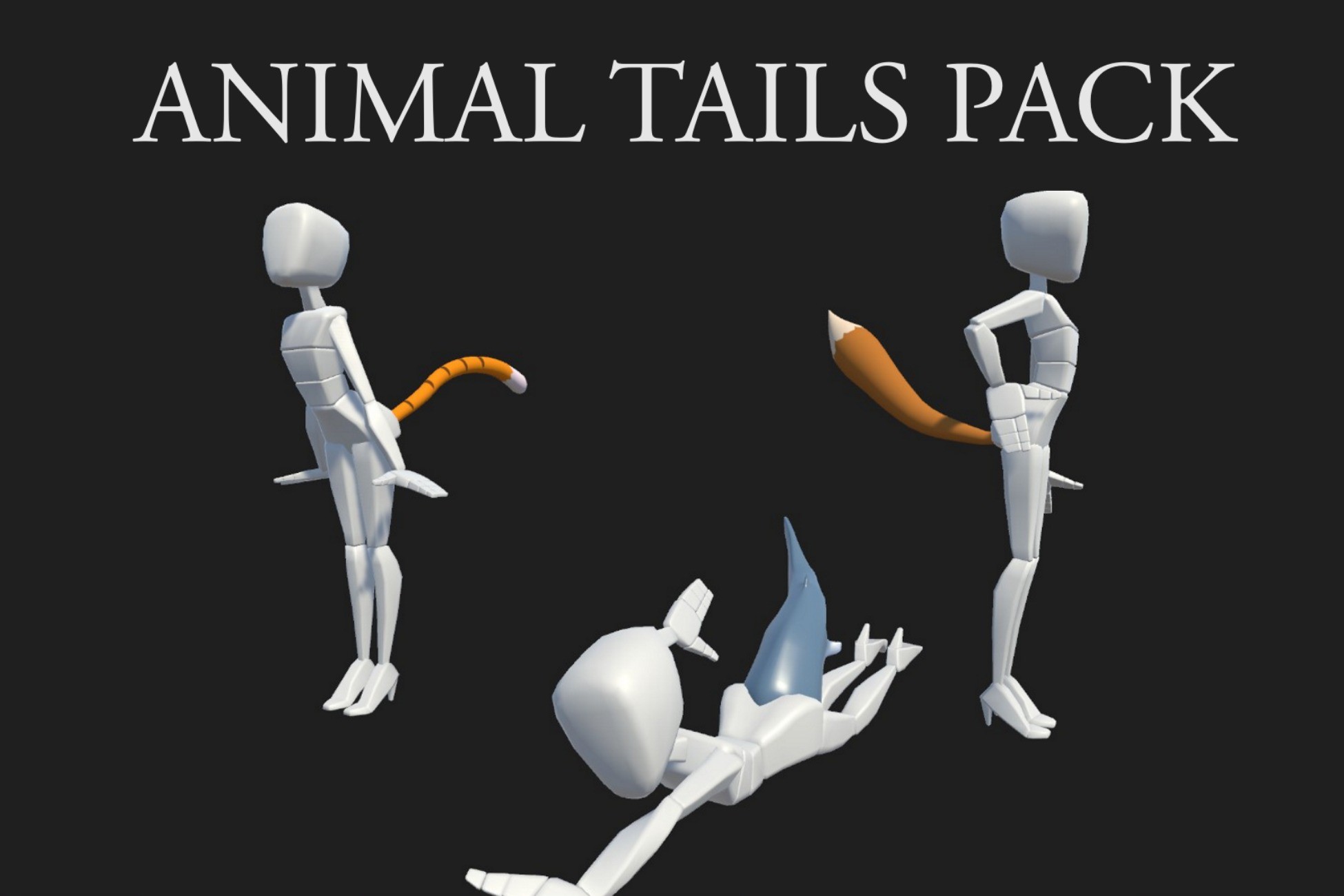 Animal Tails Pack - 1 | Props | Unity Asset Store