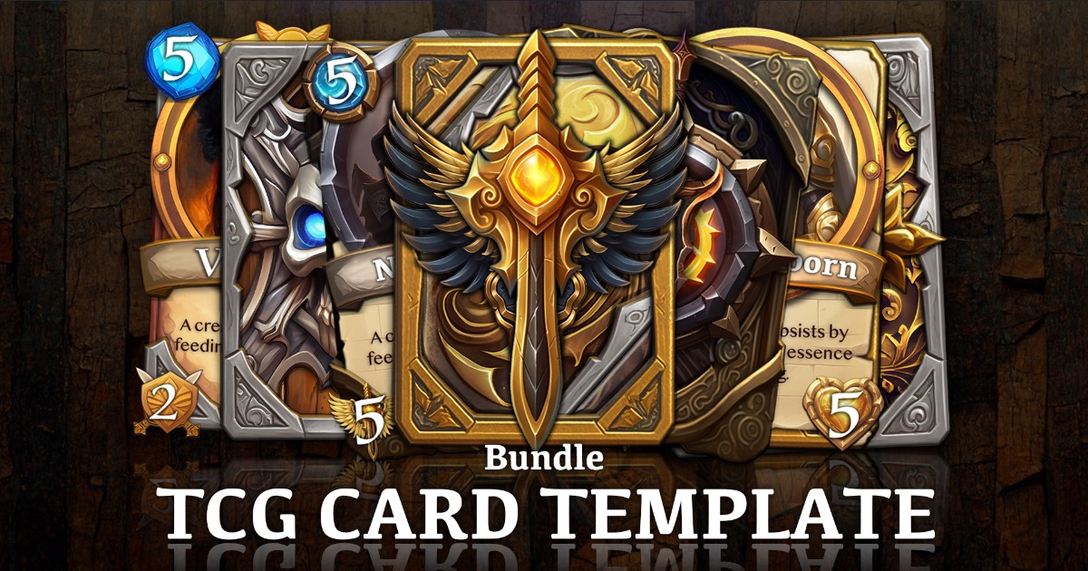TCG CARD BUNDLE | 2D GUI | Unity Asset Store