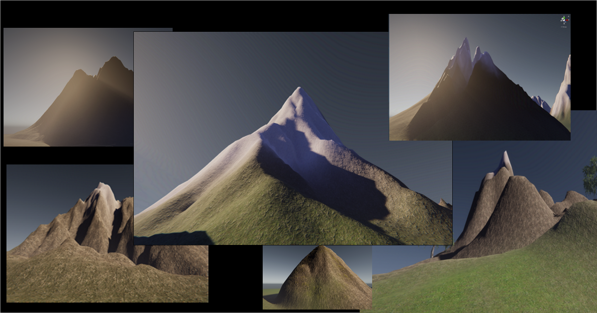 Terrain Stamps - Mountains | Terrain | Unity Asset Store