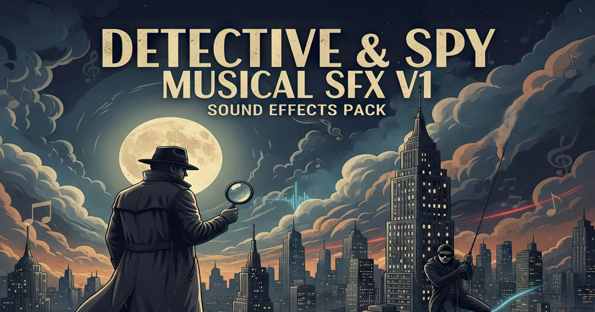 DETECTIVE & SPY MUSICAL SFX V1 | Audio Sound FX | Unity Asset Store